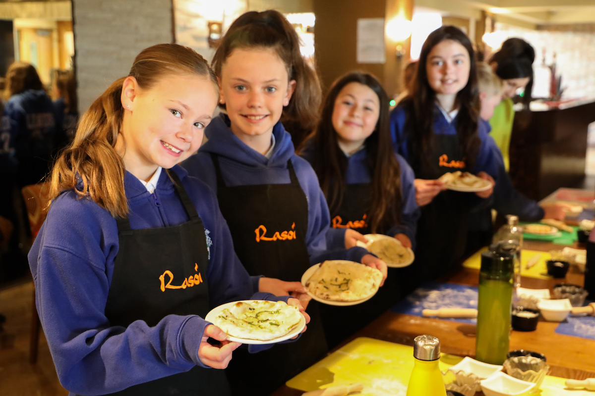 Rasoi’s Cooking Class with Pontlliw Primary School - Rasoi Waterfront